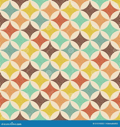 Seamless Dots Texture Geometric Pattern Stock Vector Illustration Of