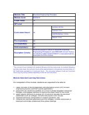 Module Syllabus And Mas Pdf Module Title Electrical Engineering