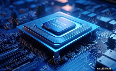 电子电路板和cpu芯片ai图片下载 红动中国