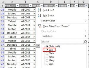 VBA Filter Different Examples Of Filter In Excel VBA