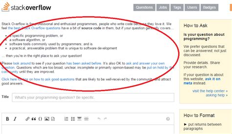 How To Improve Question Quality Of New Stack Overflow Users Meta Stack Overflow