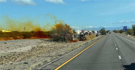 One Dead In Hazmat Spill On I 10 Freeway Closed Both Ways Local News
