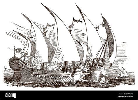 Venetian Maritime History Stock Vector Images Alamy
