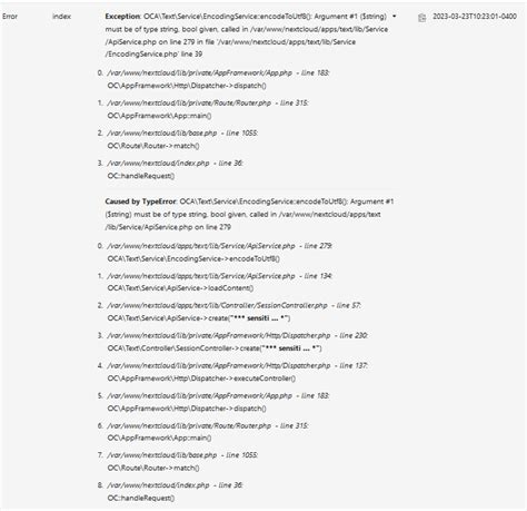 Bug Nc 26 Ocatextserviceencodingserviceencodetoutf8 Argument 1 String Must Be