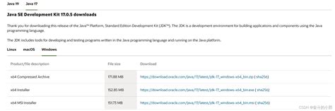 Jdk17的下载、环境变量配置、测试jdk17 Download Csdn博客