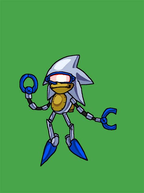 Silver Sonicmecha Sonic Mk 0 By Gardepickle On Deviantart