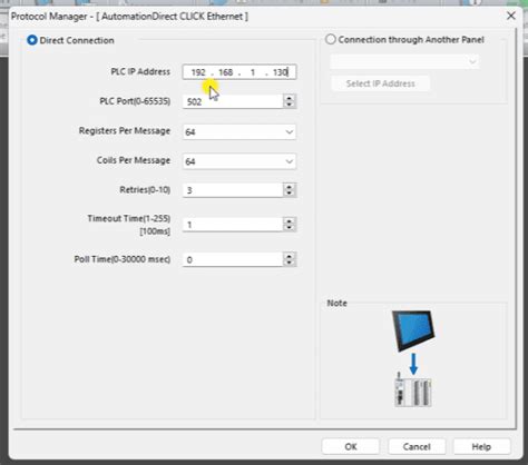 C More Cm5 Hmi Click Plc Tags Import Acc Automation Plc And Industrial