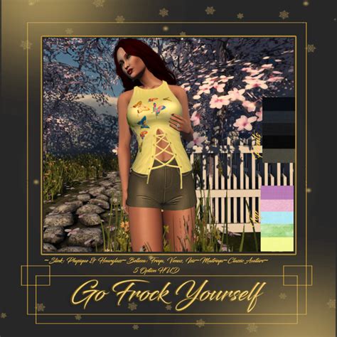 Second Life Marketplace Melissa Shorts Outfit