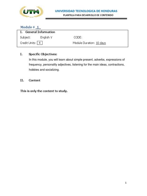 module 1 english pdf