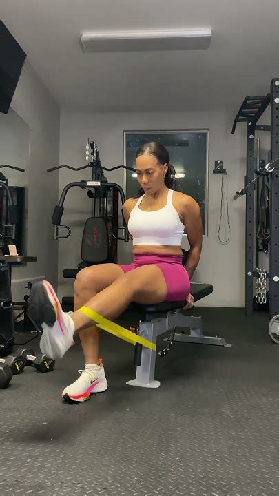 Resistant Band Leg Extension Youtube