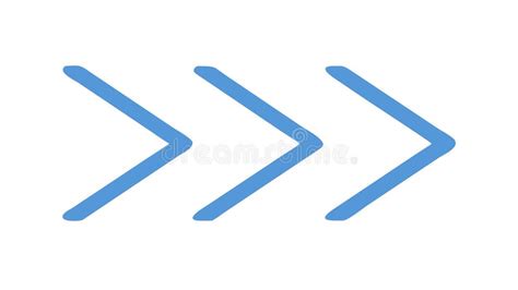 Blue Arrow Forward Direction Next Step Pointer Vector Vector Design