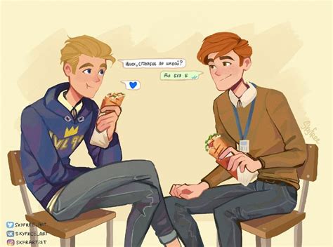 Фил × Илья Мультфильмы Герои Фандом
