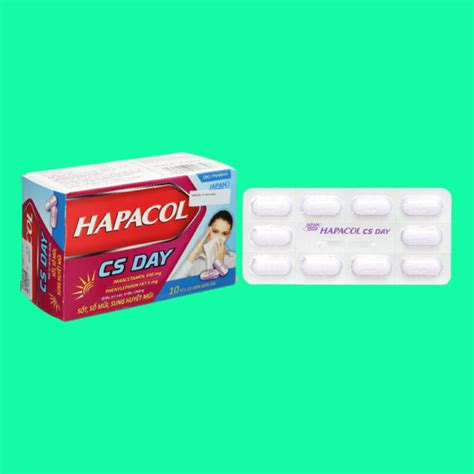 Thuốc Hapacol Cs Day Điều Trị Sốt Sổ Mũi Sung Huyết Mũi Dược Sĩ
