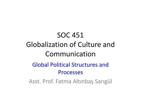 Soc 451 6th Class Ppt