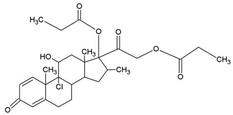 Chemical Structure Of Beclomethasone Dipropionate Download Scientific Diagram