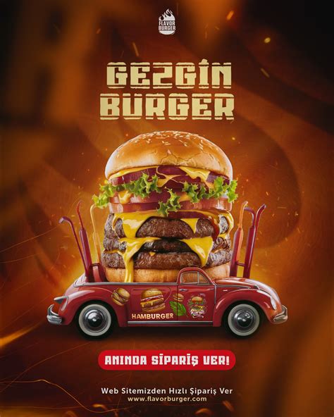 Social Media Hamburger Design Behance