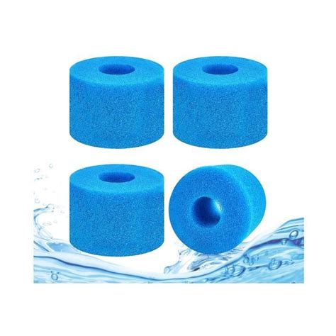 4 Pièces Éponge Filtrante Type S1 Filtre Éponge Cartouche Mousse pour