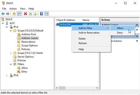 Configure Dhcp Server 2016 Filters Dimitris Tonias