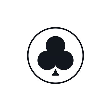 Clubs Symbol Card