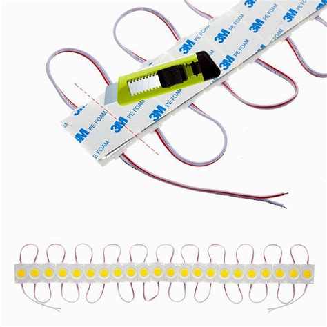 Ultra Bright W Cob Led Light Module Bead Chip Light Strip Diy Dc V Ip Waterproof