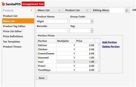 Suggestion For Portion Prices V5 Request SambaClub Forum