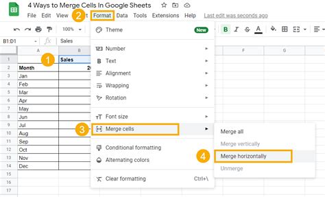 4 Ways To Merge And Unmerge Cells In Google Sheets Without Losing Data Ok Sheets