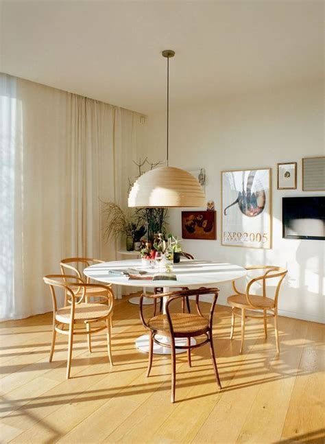 SALA DE JANTAR MESA REDONDA Modern Dining Room Dining Room Design