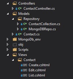 Querying Mongodb With ASP NET MVC
