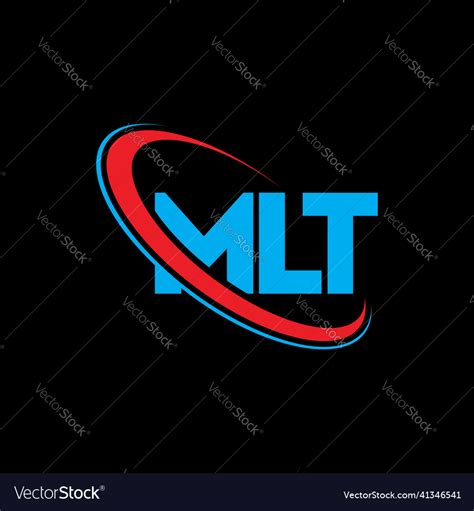Mlt Logo Letter Design Royalty Free Vector Image