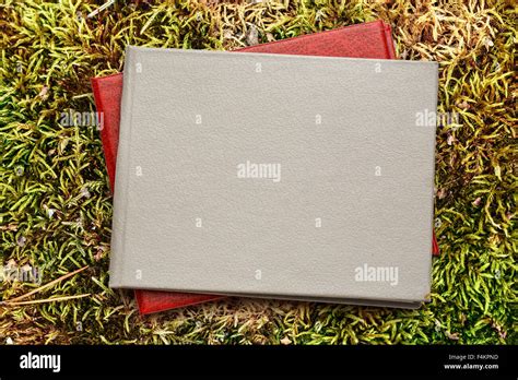 Two Blank Document Covers Closed In Closeup Stock Photo Alamy