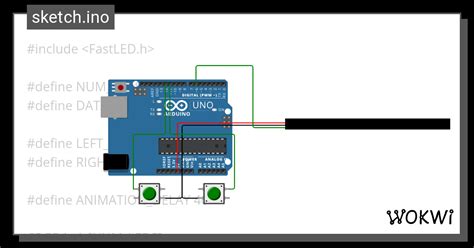 Test LED Strip Wokwi ESP32 STM32 Arduino Simulator