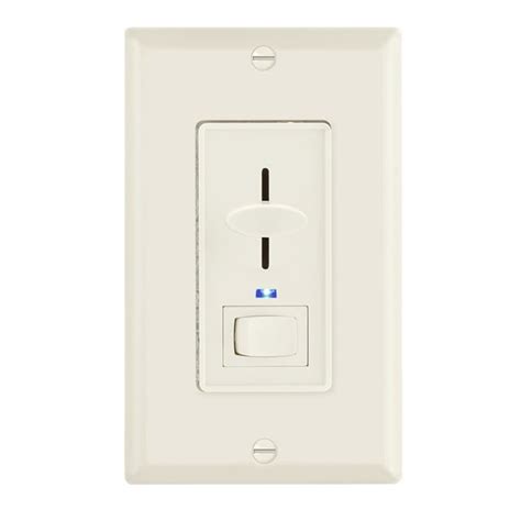Maxxima Dimmer Electrical Light Switch Featuring Blue Indicator Light Led Compatible 3 Way