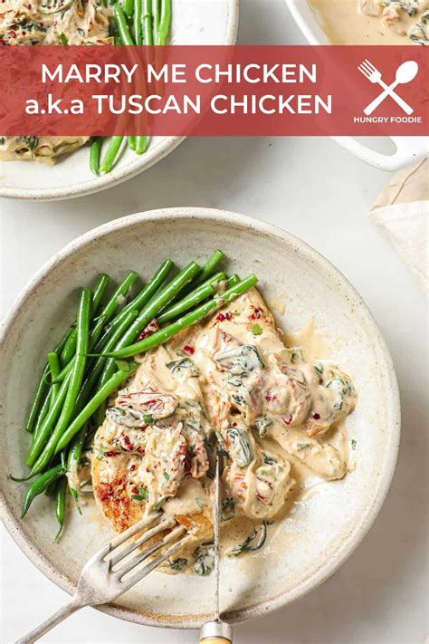 Marry Me Chicken Tuscan Chicken Hungry Foodie