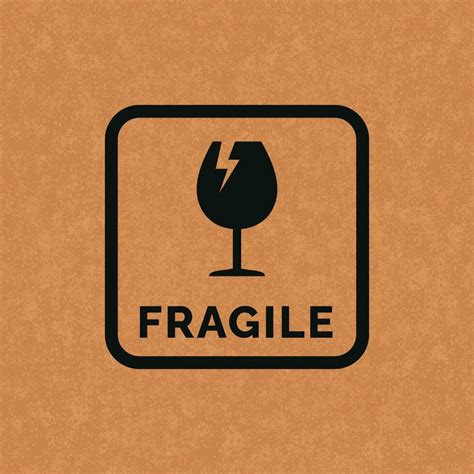 Fragile Packaging Mark Icon Symbol Vector 24338761 Vector Art At Vecteezy