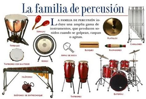 INSTRUMENTOS MUSICALES INSTRUMENTOS DE PERCUCION