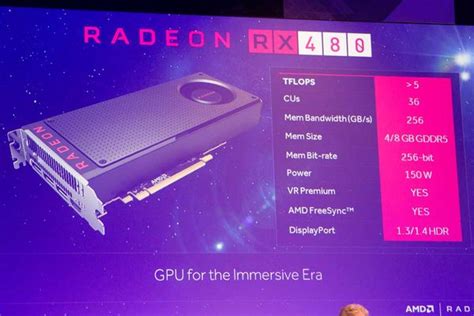 Amd Rx480 Revealed At 199 Usd Meant To Be Seen