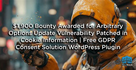 1900 Bounty Awarded For Arbitrary Options Update Vulnerability Patched In Cookie Information