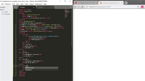 Imc En Javascript Youtube