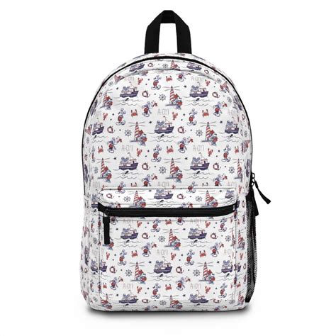 Disney Cruise Backpack Nautical Mickey Backpack School Backpack Bookbag