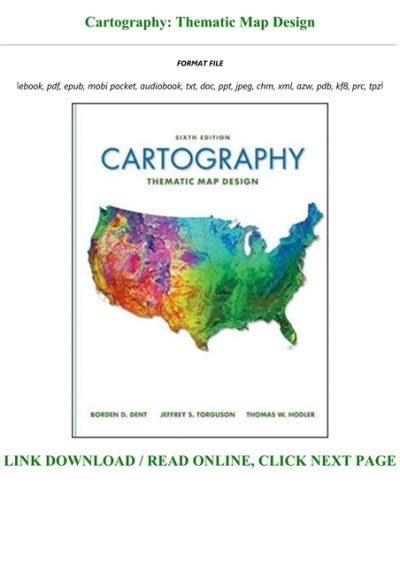 Best [pdf] Cartography Thematic Map Design Full Books