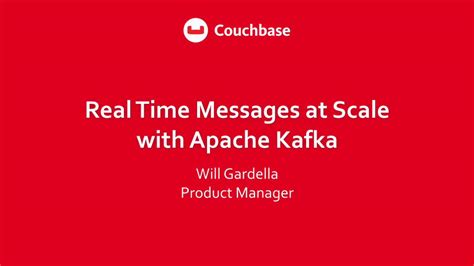 Pdf Real Time Messages At Scale With Apache Kafka And Couchbase Dokumentips