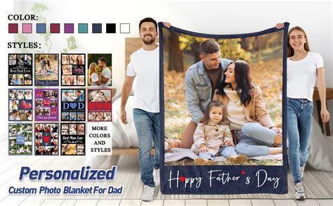 Amazon.com: Individz Custom Blanket with Photo Text, Personalized Blanket with Pictures for ...