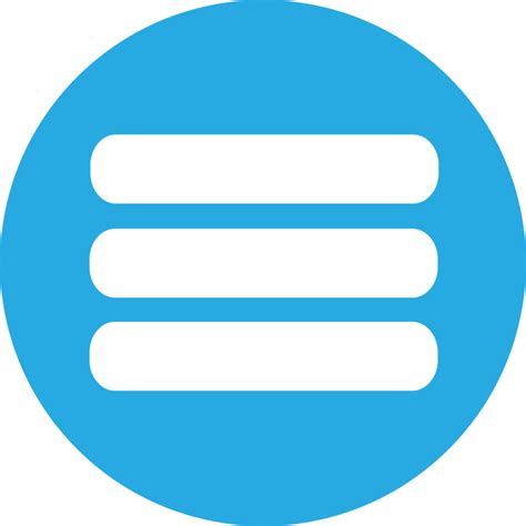 Diseño De Símbolo De Signo De Icono De Menú 9393526 Png