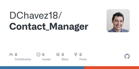 Derek Chavez On Linkedin Github Dchavez18contactmanager