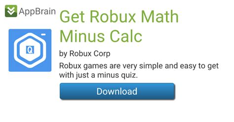 Get Robux Math Minus Calc For Android Free App Download