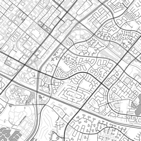Irvine California Map Print In Classic — Jace Maps