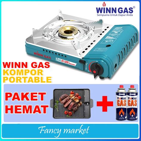 Jual Kompor Portable Winn Gas W2ws Yakiniku Grill Kotak Gas 1 Bisa