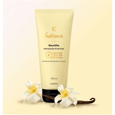 Hidratante Corporal Instance Baunilha 200ml EUDORA EMBALAGEM ANTIGA