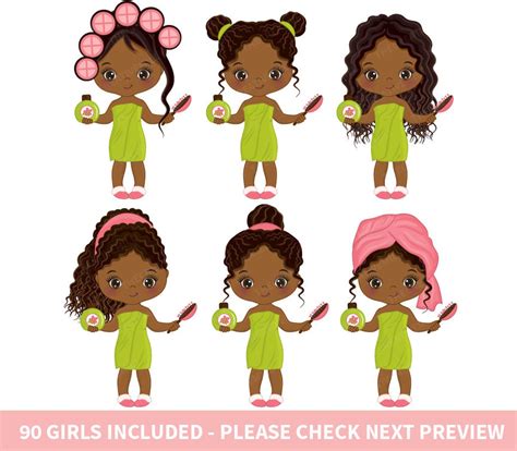 90 Little Spa Girls Clipart Vector Spa Spa Party Clipart Spa Clipart