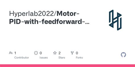 Github Hyperlab2022 Motor Pid With Feedforward Control